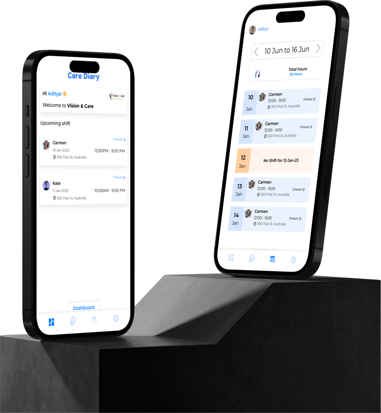 Solutions - Care Diary